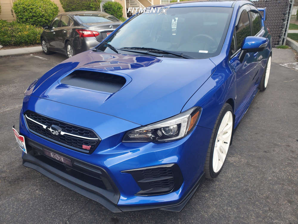 2020 Subaru WRX STI Base with 19x8.5 ESR Cs8 and Yokohama 235x45 on Stock Suspension | 1630535 ...