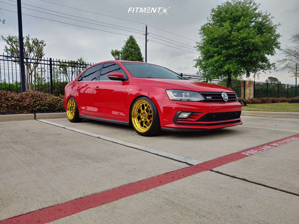 2017 Volkswagen Jetta GLI with 18x8.5 Aodhan Ds01 and Zeetex 225x40 on ...