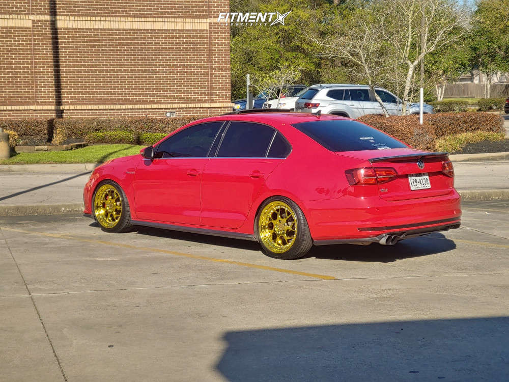 2017 Volkswagen Jetta GLI with 18x8.5 Aodhan Ds01 and Zeetex 225x40 on ...
