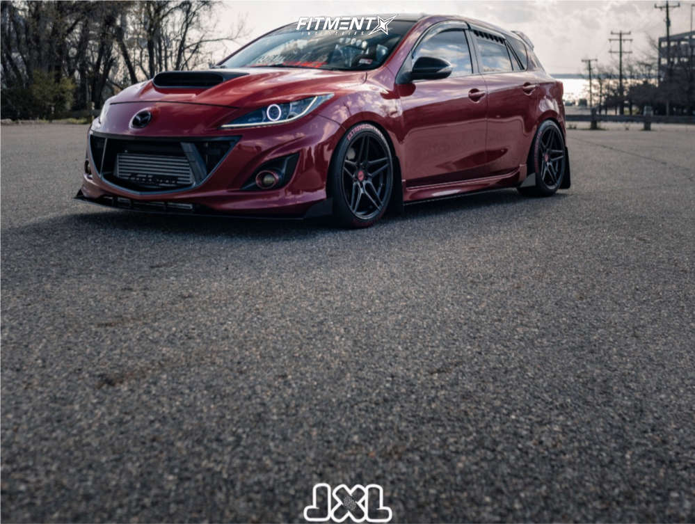 2013 Mazda MazdaSpeed3 Base with 18x8.5 ESR Rf15 and Continental 225x40 ...