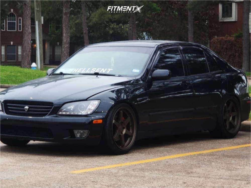 2005 Lexus IS300 Base with 18x8.5 ESR Sr07 and Landsail 215x35 on Coilovers | 1633136 | Fitment ...