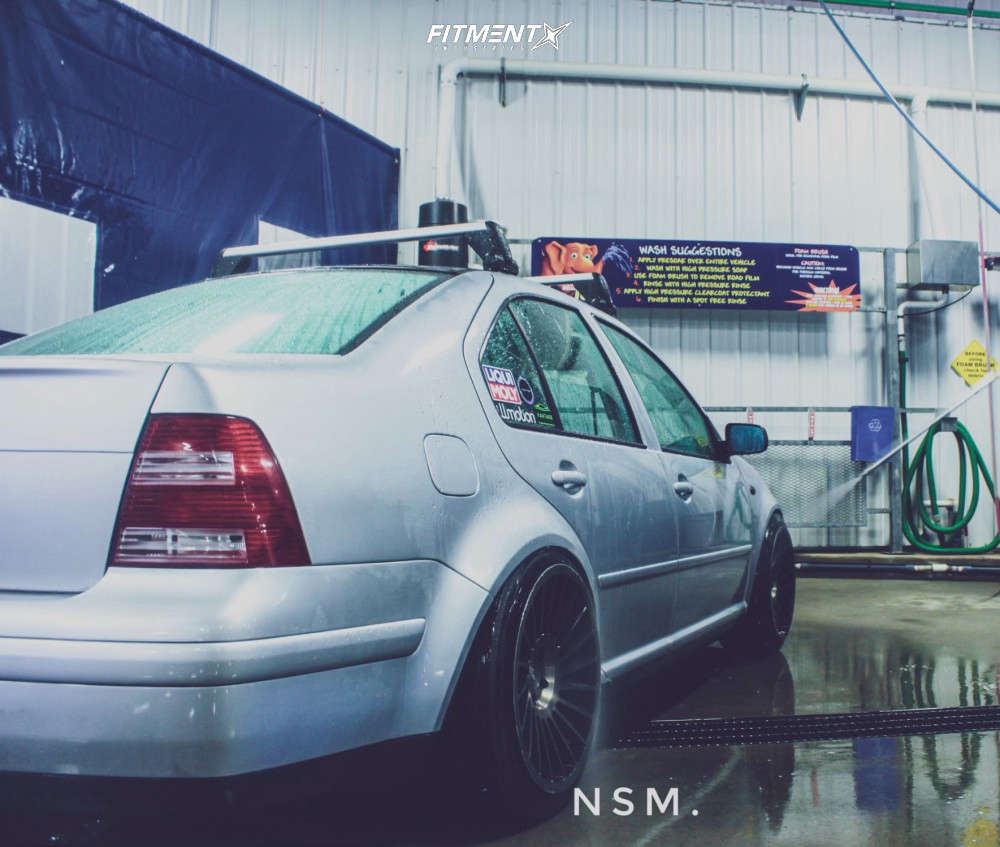 2002 Volkswagen Jetta TDI with 18x9.5 Rotiform Ind-t and Toyo Tires ...