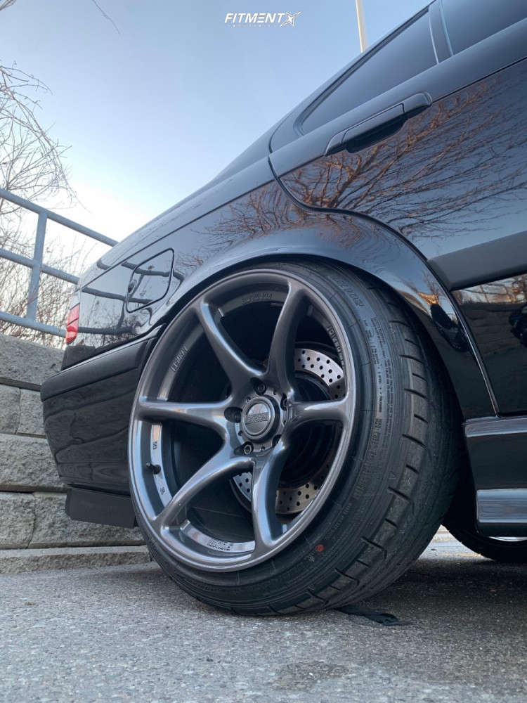 1997 BMW M3 Base with 18x9 Kansei Tandem and Dunlop 215x40 on Coilovers ...