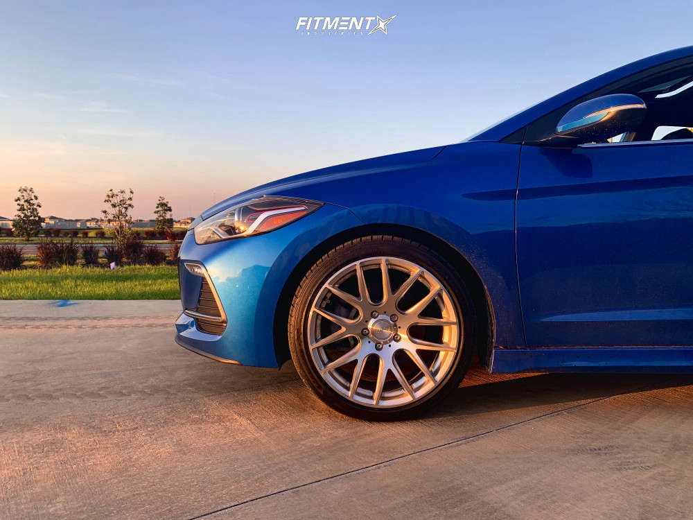 2018 Hyundai Elantra Sport with 18x8.5 ESR Sr12 and Lexani 225x40 on Stock Suspension | 1633659 ...