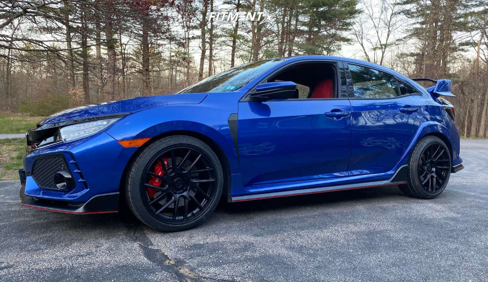 2019 Honda Civic Type R with 19x9.5 Anovia Elder and Continental 255x35 ...