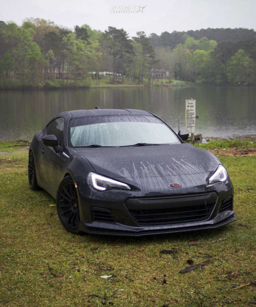 2015 Subaru BRZ Limited with 18x8.5 AVID1 AV20 and General 245x40 on Lowering Springs | 1633906 ...