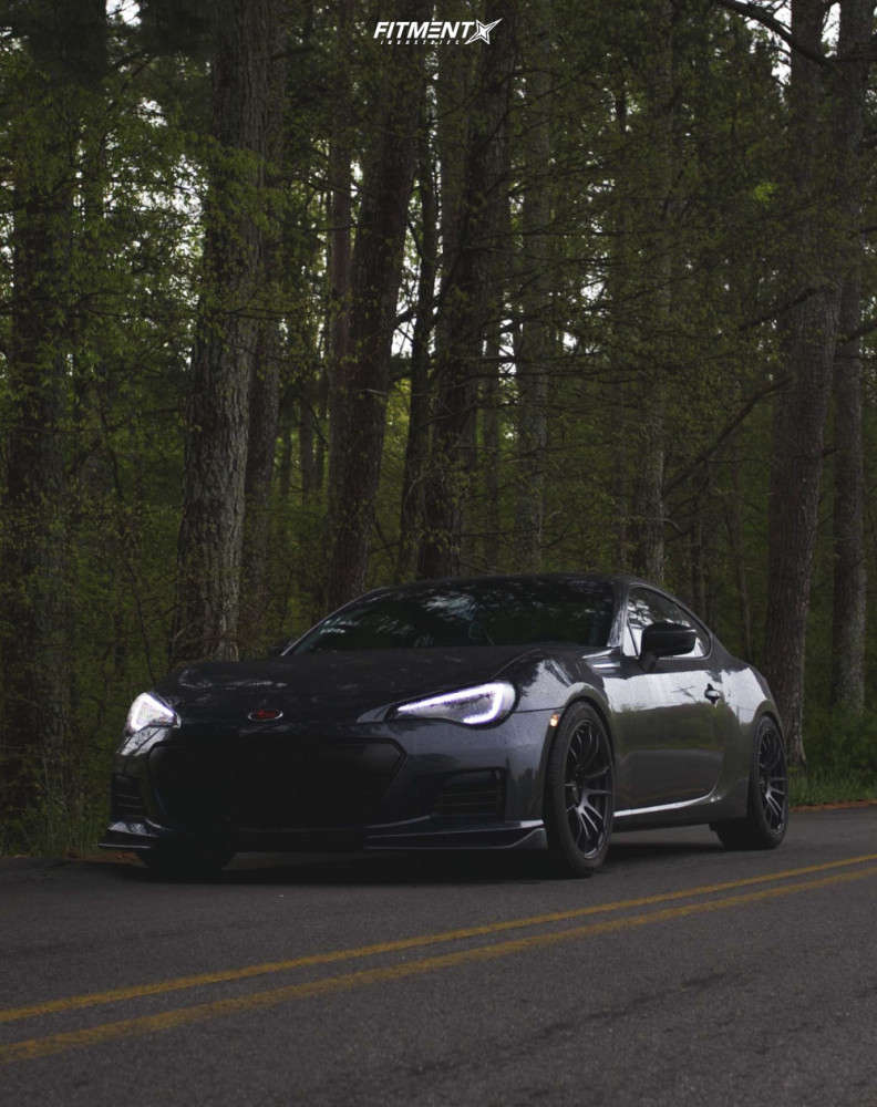 2015 Subaru BRZ Limited with 18x8.5 AVID1 AV20 and General 245x40 on Lowering Springs | 1633906 ...