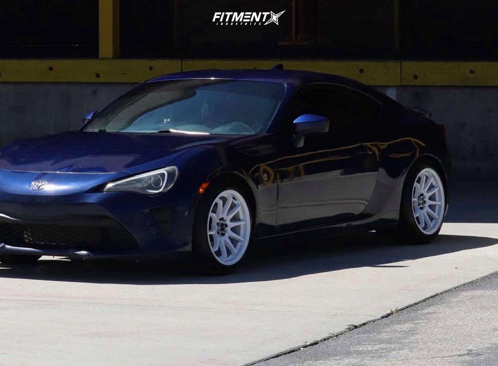 2017 Toyota 86 Base with 17x9 JNC Jnc006 and Nankang 215x45 on Lowering ...