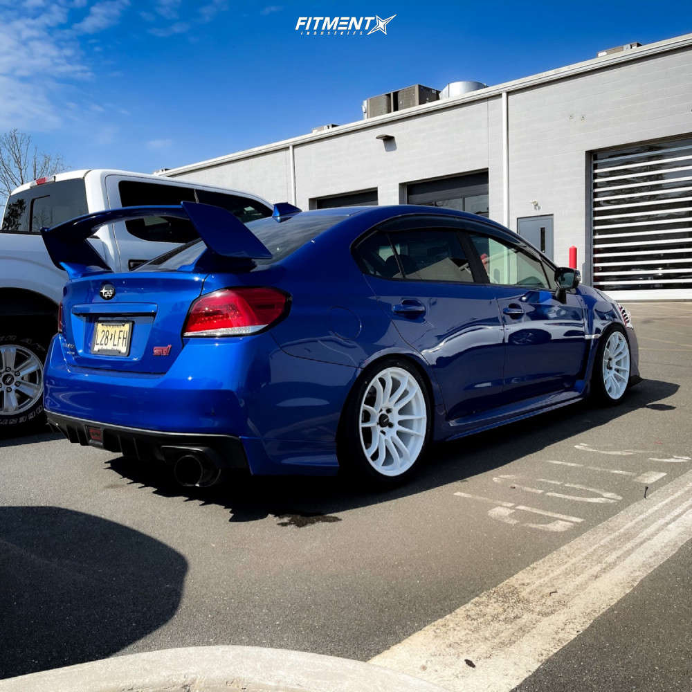 2015 Subaru WRX STI Limited with 18x9.5 AVID1 AV20 and Yokohama 265x35 ...