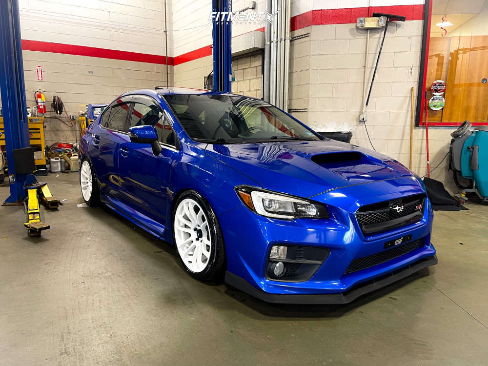 2015 Subaru WRX STI Limited with 18x9.5 AVID1 AV20 and Yokohama 265x35 ...