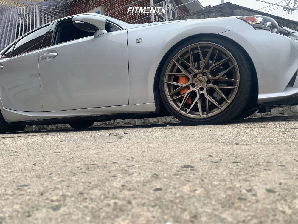 2014 Lexus IS350 F Sport with 19x9.5 Niche Gamma and Michelin 235x35 on ...