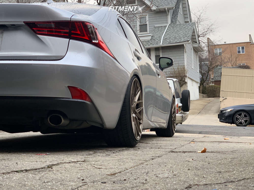 2014 Lexus IS350 F Sport with 19x9.5 Niche Gamma and Michelin 235x35 on ...