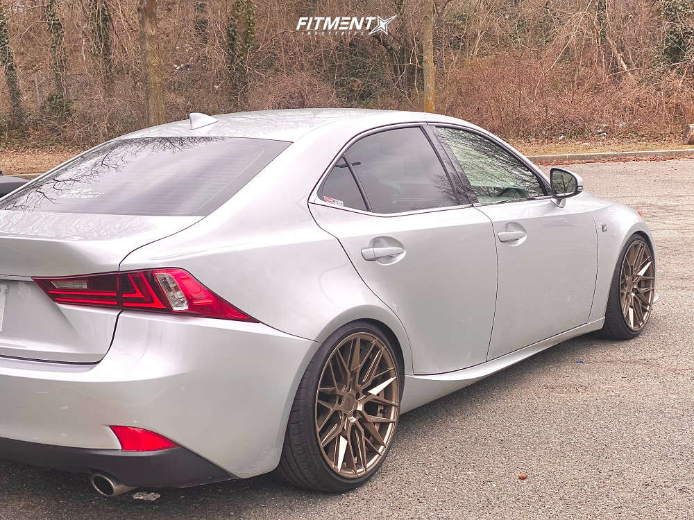 2014 Lexus IS350 F Sport with 19x9.5 Niche Gamma and Michelin 235x35 on ...