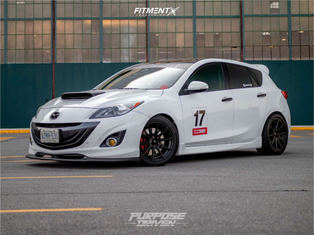 2012 Mazda MazdaSpeed3 Base with 17x9 Advanti Racing Storm S1 and ...
