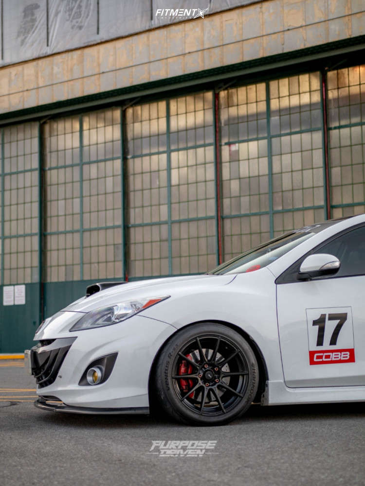 2012 Mazda MazdaSpeed3 Base with 17x9 Advanti Racing Storm S1 and ...