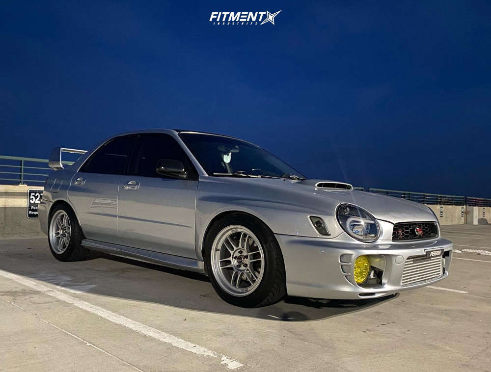 2002 Subaru WRX WRX with 17x9 Enkei Rpf1 and Federal 235x45 on Coilovers | 1637341 | Fitment ...