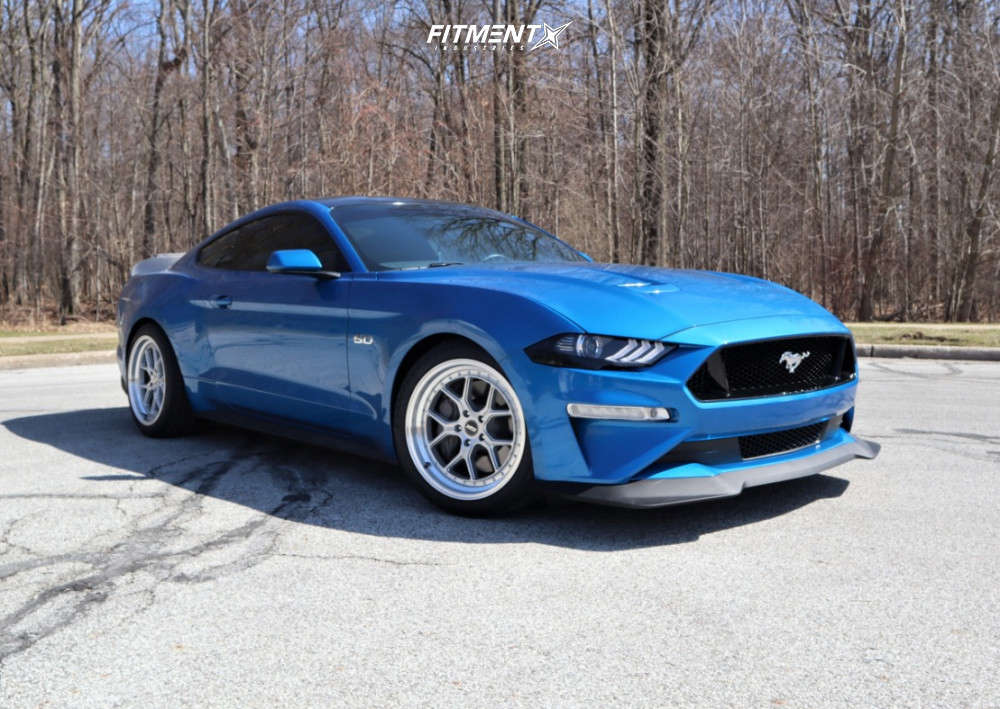 2020 Ford Mustang GT with 19x9.5 ESR Cs2 and Continental 255x40 on ...