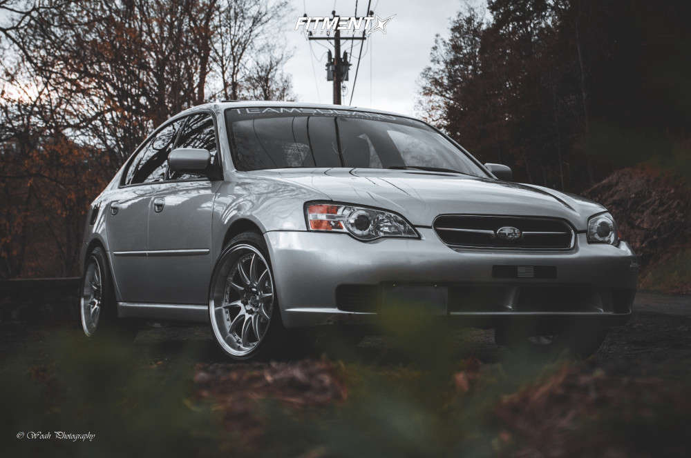 2006 Subaru Legacy 2.5i with 18x9.5 Aodhan Ah06 and Michelin 225x40 on ...