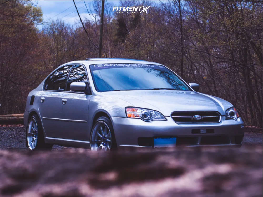 2006 Subaru Legacy 2.5i with 18x9.5 Aodhan Ds07 and Michelin 225x40 on ...
