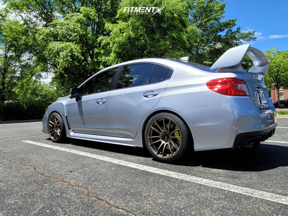 2019 Subaru WRX STI Base with 18x9.5 AVID1 AV20 and Federal 255x35 on Coilovers | 1641529 ...
