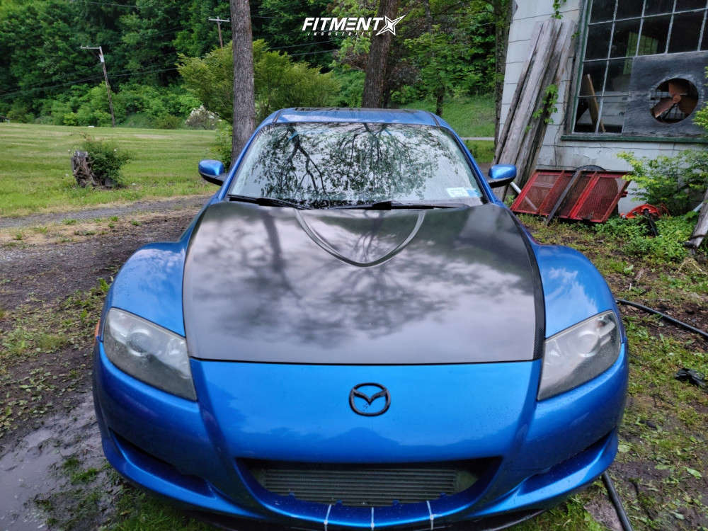 2004 Mazda RX-8 Base with 18x10.5 AVID1 AV6 and Milestar 265x35 on ...