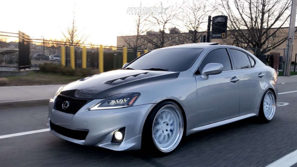 2008 Lexus IS350 Base with 19x9.5 ESR Sr01 and Federal 225x35 on ...