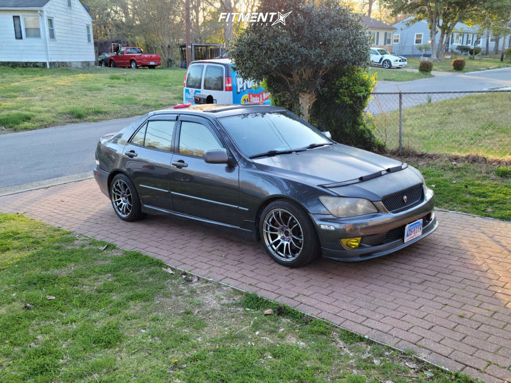 2004 Lexus IS300 Base with 17x8 AVID1 AV20 and Sentury 215x45 on Stock ...