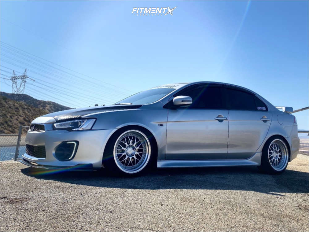 2016 Mitsubishi Lancer ES with 18x9.5 ESR Sr01 and Lexani 225x40 on ...