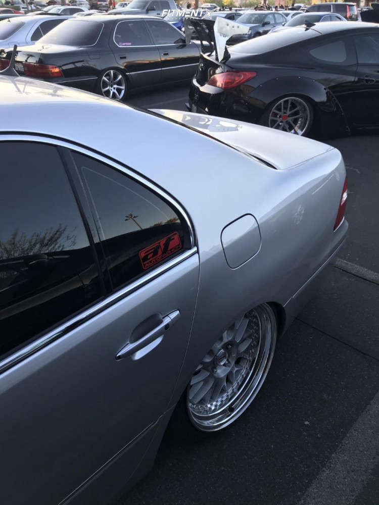 2006 Lexus LS430 Base with 19x9.5 Work Meister M1 3p and Delinte 225x35 ...