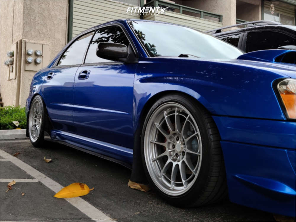 2004 Subaru WRX Base with 18x9.5 Enkei Nt03 and Falken 255x35 on ...
