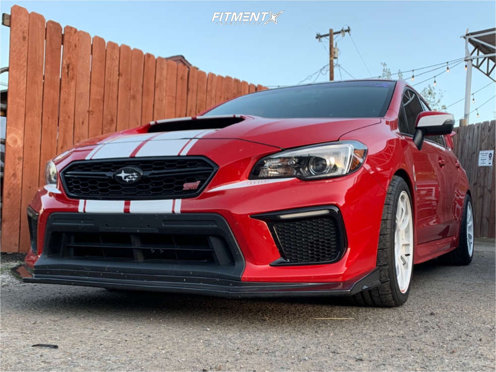 2020 Subaru WRX STI Limited with 18x9.5 Rays Engineering Ze40 and ...