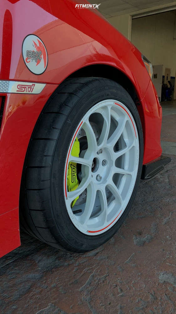 2020 Subaru WRX STI Limited with 18x9.5 Rays Engineering Ze40 and ...