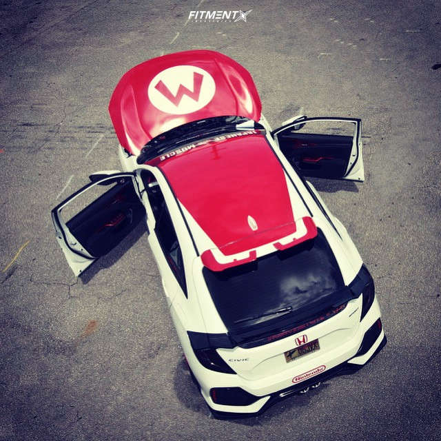 2019 Honda Civic Sport with 18x8.5 F1R F101 and Goodyear 225x40 on ...