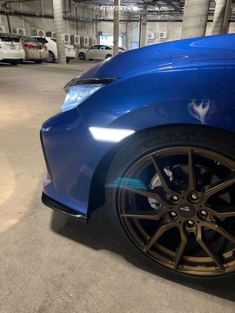 2019 Honda Civic Sport Touring with 18x8.5 Option Lab S718 and Nitto ...