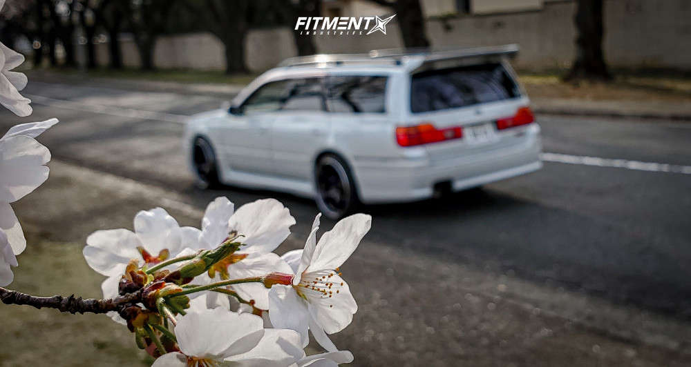 1998 Nissan Skyline R33 Base with 19x10.5 Rays Engineering G50 and ...