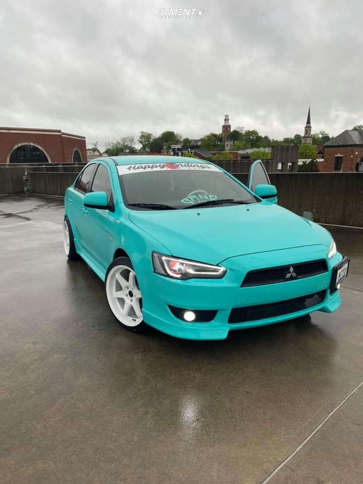 2011 Mitsubishi Lancer GTS with 18x9.5 Vors Tr37 and Accelera 245x40 on ...