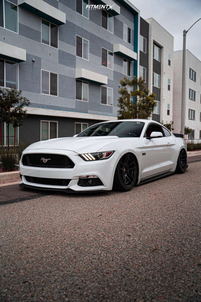 2015 Ford Mustang GT with 19x9.5 ESR Cs8 and BFGoodrich 255x35 on Air ...