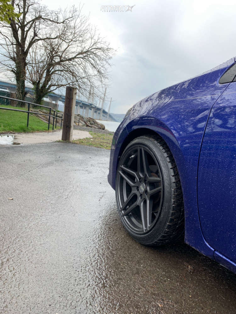 2016 Toyota Corolla S with 18x8.5 ESR Rf15 and Ohtsu 225x40 on Lowering ...