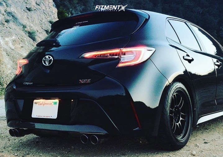 2020 Toyota Corolla XSE with 17x9 Enkei Rpf1 and Federal 235x40 on ...