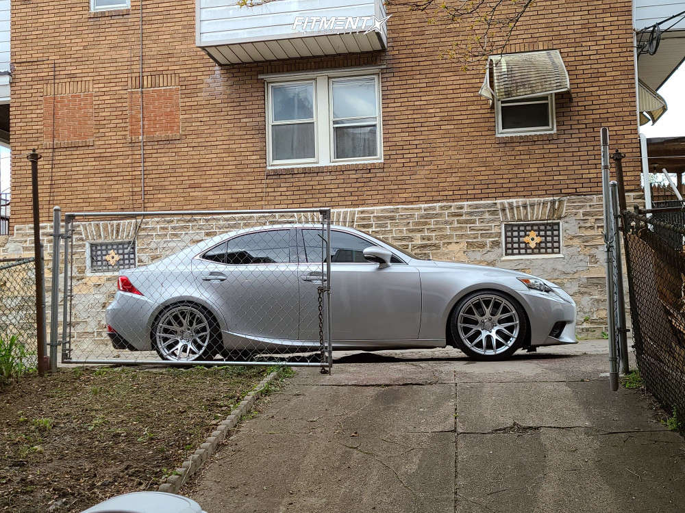 2014 Lexus IS350 Base with 19x9.5 ESR Sr12 and Nankang 235x35 on Stock ...