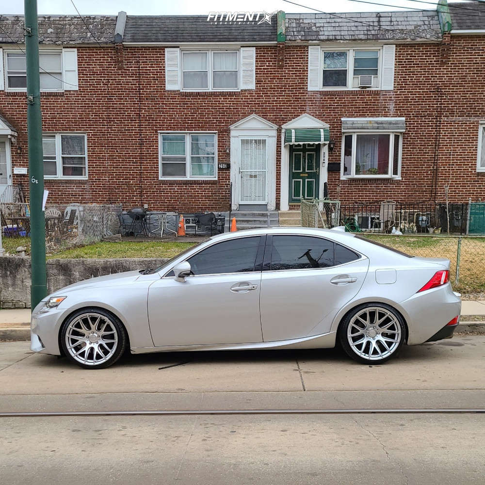 2014 Lexus IS350 Base with 19x9.5 ESR Sr12 and Nankang 235x35 on Stock ...