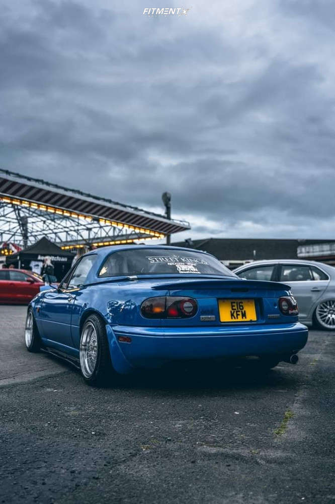 1992 Mazda MX-5 Miata Base with 15x8 Stuttgart ST1 and Nankang 195x45 on Coilovers | 1654276 ...