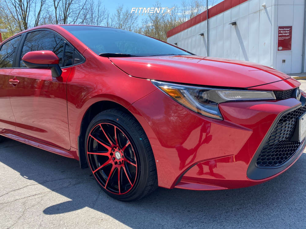 2020 Toyota Corolla LE with 18x9 Shift Gear and Nexen 225x40 on Stock ...