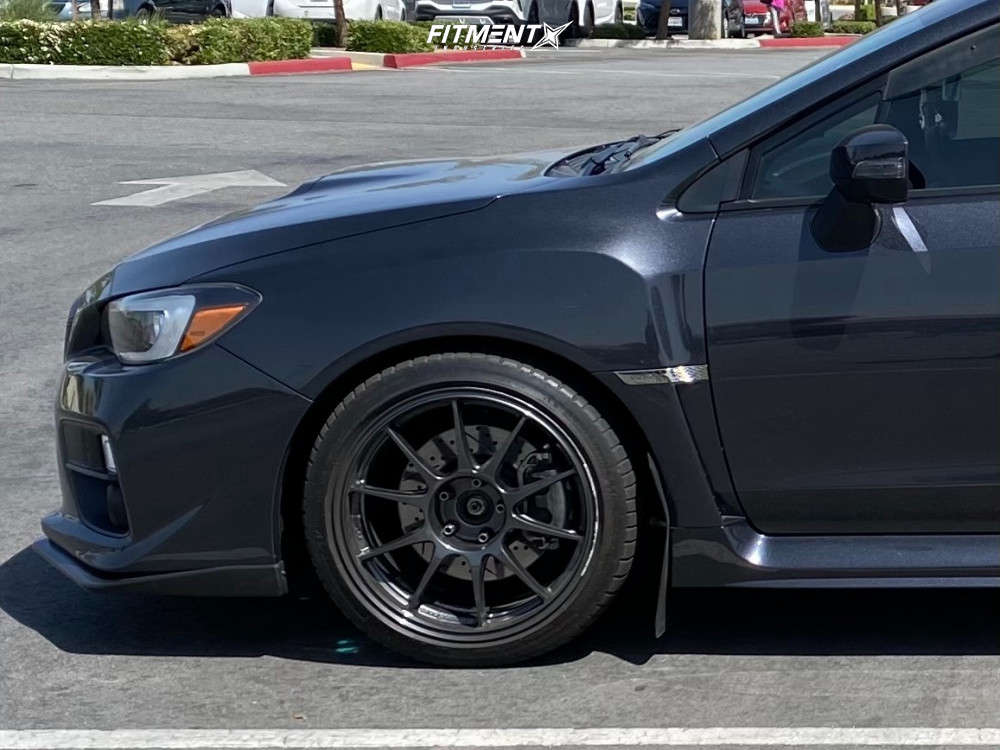 2016 Subaru WRX Limited with 18x9.5 WedsSport Tc-105n and Michelin ...
