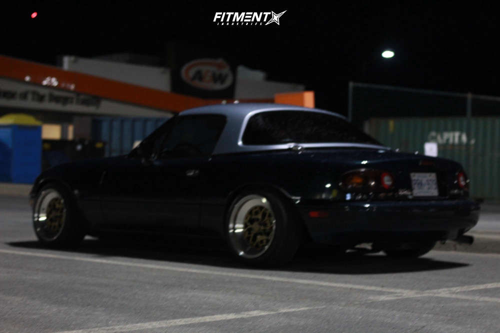 1997 Mazda MX-5 Miata Base with 15x8 Rota Alecia and Minerva 195x45 on ...