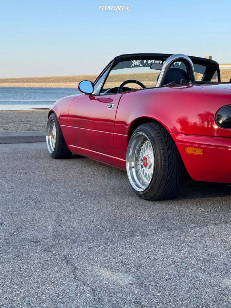 1991 Mazda MX-5 Miata Base with 15x8.5 BBS Rs and Toyo Tires 195x45 on ...
