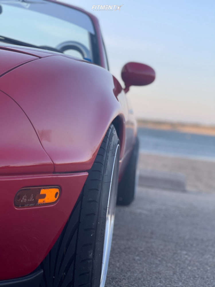1991 Mazda MX-5 Miata Base with 15x8.5 BBS Rs and Toyo Tires 195x45 on ...