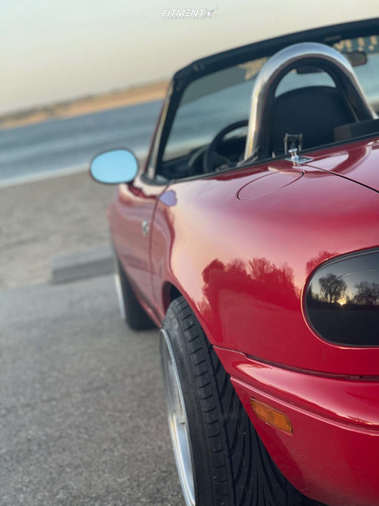 1991 Mazda MX-5 Miata Base with 15x8.5 BBS Rs and Toyo Tires 195x45 on ...