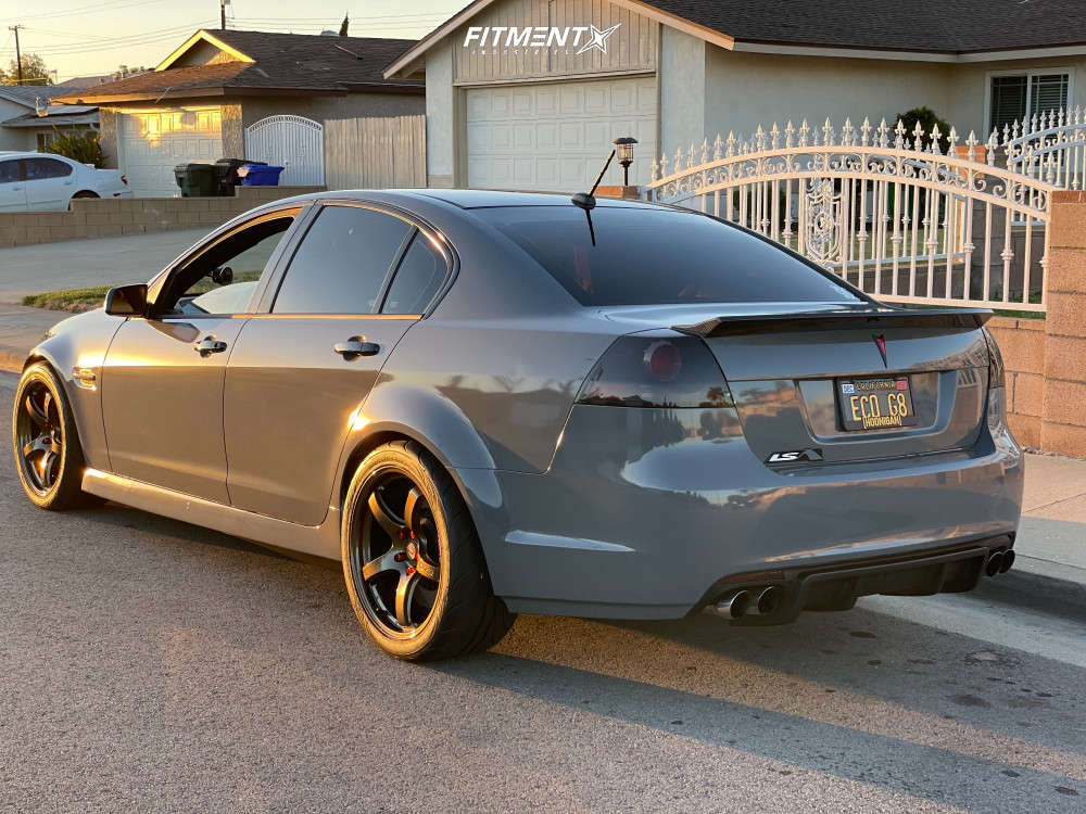 2009 Pontiac G8 GT with 19x9.5 Rays Engineering 57cr and Federal 275x35 ...