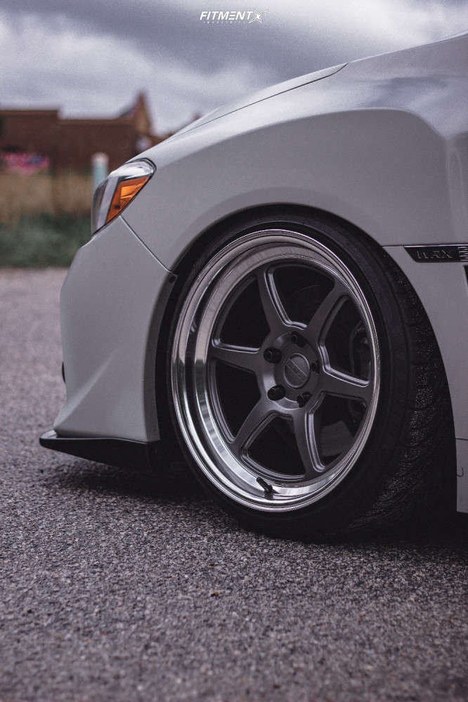 2017 Subaru WRX Base with 18x9.5 Kansei Roku and Federal 225x35 on ...